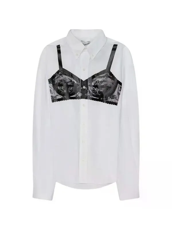 Vaquera Trompe L'oeil Button-down Shirt