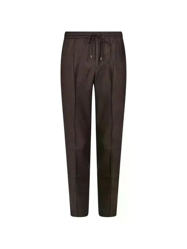 BRIGLIA 1949 Wimbledon Drawstring Pressed-crease Trousers