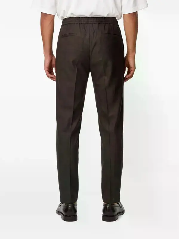 BRIGLIA 1949 Wimbledon Drawstring Pressed-crease Trousers