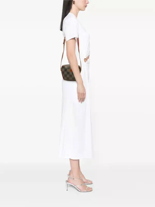 Fendi 20th Century Pequin Coated Canvas Checkboard Crossbody Bag