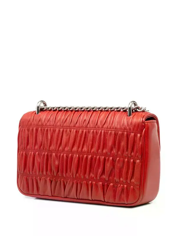 Prada 2010-2026 Nappa Gaufre Chain Flap Crossbody Bag