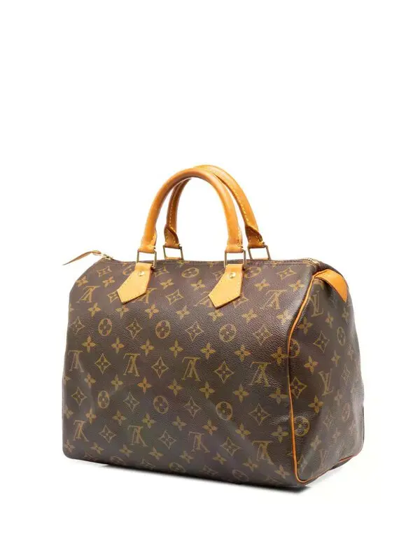 LOUIS VUITTON 2001 Monogram Speedy 30 Boston Bag