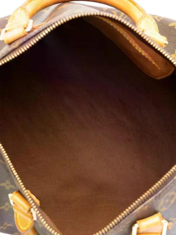 LOUIS VUITTON 2001 Monogram Speedy 30 Boston Bag