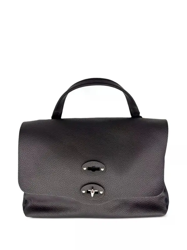 ZANELLATO Postina Leather Tote Bag - Black