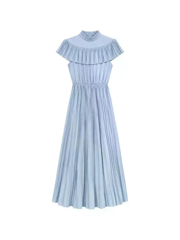 N°21 Pleated Ruffled Dress