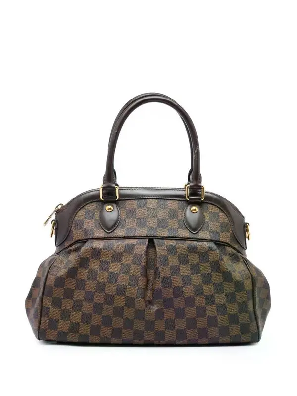 LOUIS VUITTON 2011 Damier Ebene Trevi Pm Satchel - Brown