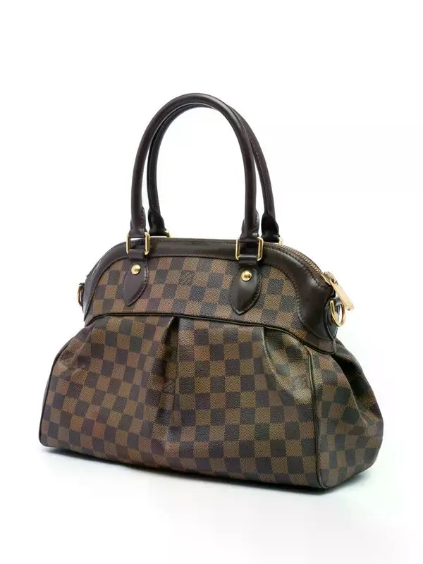 LOUIS VUITTON 2011 Damier Ebene Trevi Pm Satchel - Brown