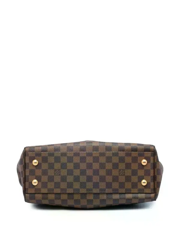 LOUIS VUITTON 2011 Damier Ebene Trevi Pm Satchel - Brown