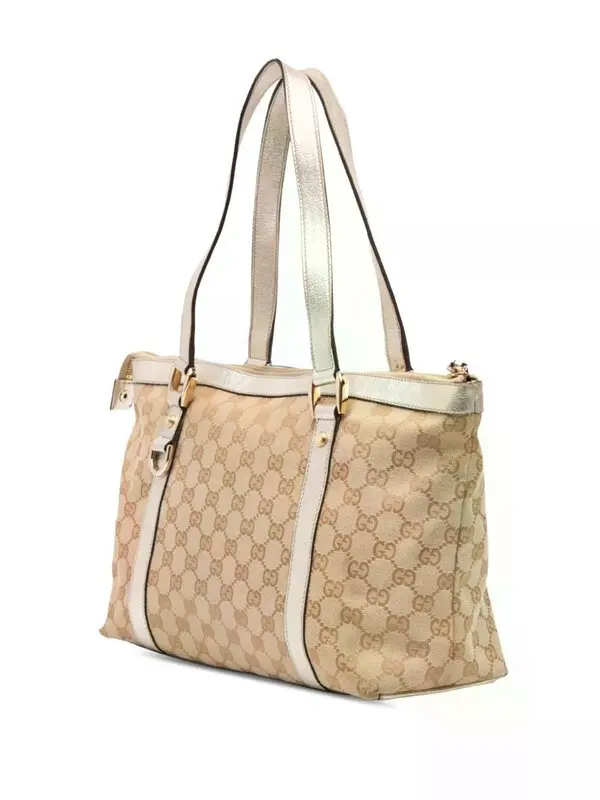 Gucci 2000-2015 Gg Canvas Abbey D Ring Tote Bag