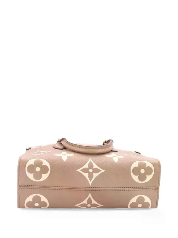 LOUIS VUITTON Onthego Bicolor Monogram Empreinte Giant East West Tote Bag - Grey