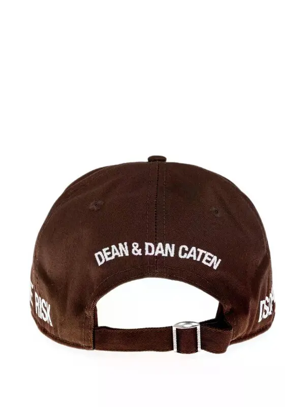Dsquared2 Logo-print Distressed Baseball Cap