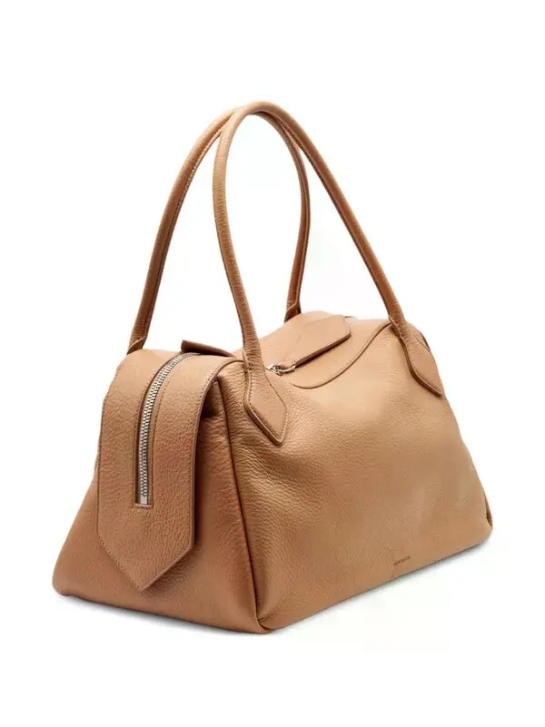 MINOBOSSI Adele Leather Tote Bag - Brown