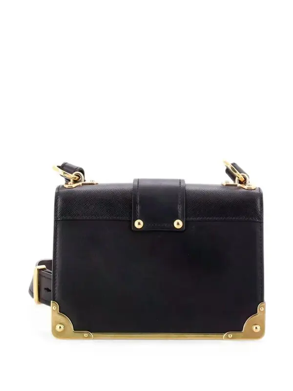 Prada Cahier Embellished Leather Small Crossbody Bag
