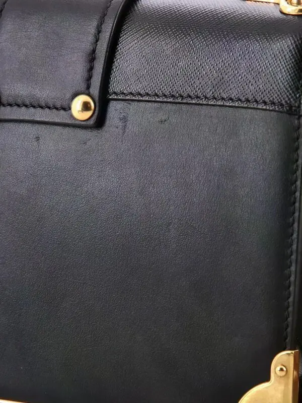 Prada Cahier Embellished Leather Small Crossbody Bag
