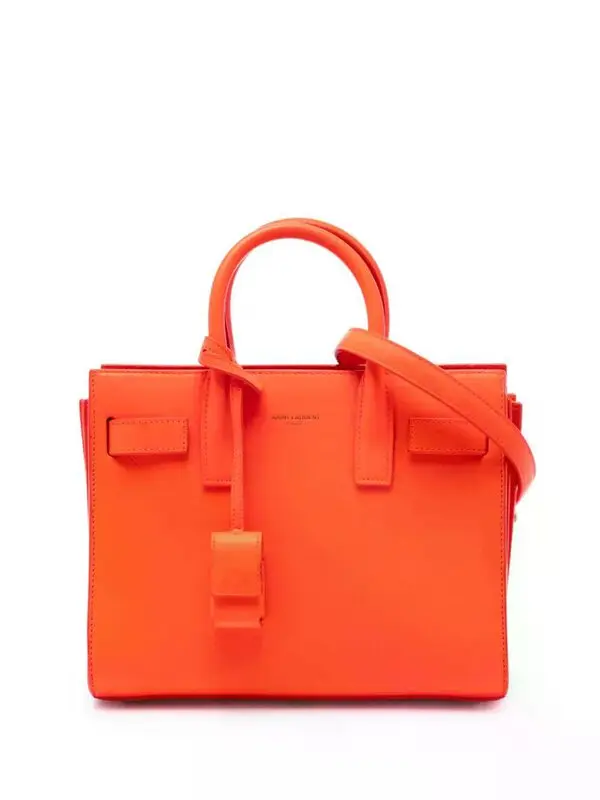 Saint Laurent 2014 Nano Leather Sac De Jour Satchel