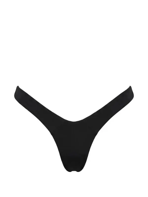 BEACH BUNNY Aria Logo-plaque Bikini Bottoms - Black