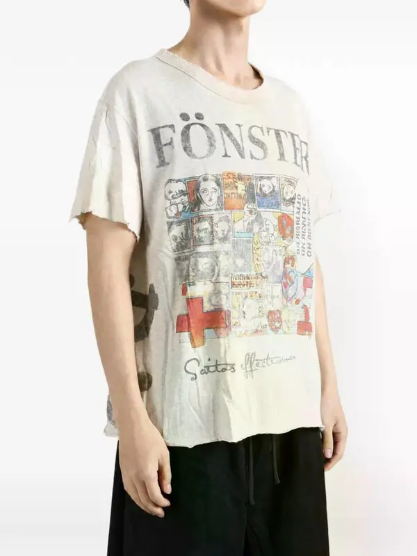 SAITOS Fonster Raw-cut T-shirt