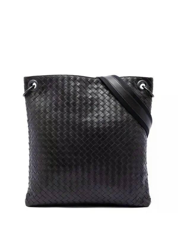 Bottega Veneta 2010 Nappa Intrecciato Vn Crossbody Bag - Brown