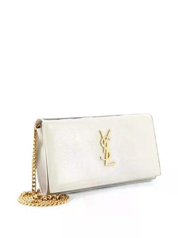Saint Laurent Classic Monogram Wallet On Chain Leather Crossbody Bag