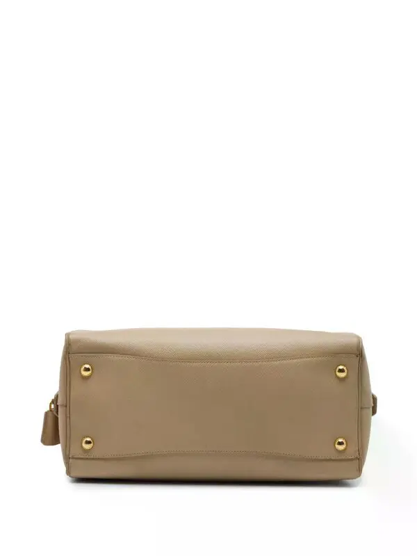 Prada 2010-2026 Saffiano Lux Convertible Bowler Bag Satchel