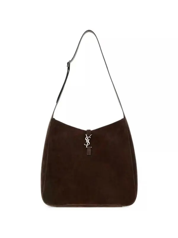 Saint Laurent Large Le 5 À 7 Suede Tote Bag - Brown