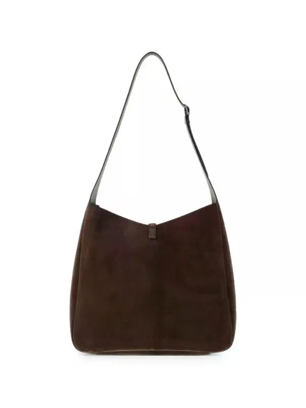 Saint Laurent Large Le 5 À 7 Suede Tote Bag - Brown