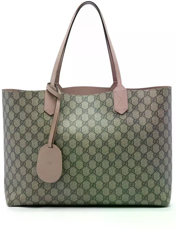 Gucci 2000-2015 Medium Gg Supreme Reversible Tote Bag - Neutrals