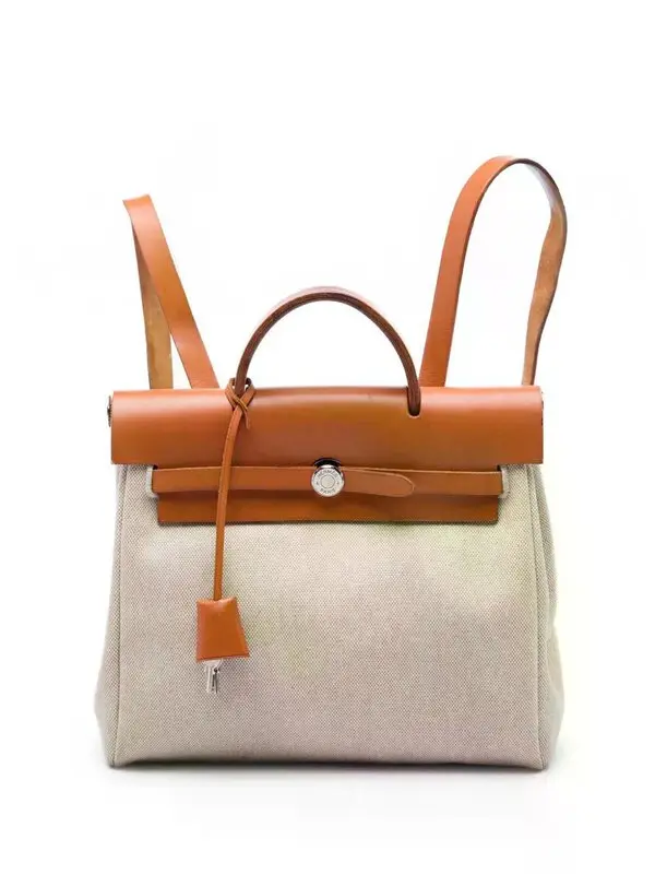Hermès 2000 Toile Herbag Pm Backpack - Neutrals