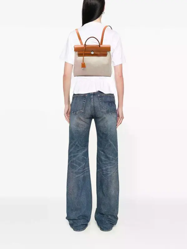 Hermès 2000 Toile Herbag Pm Backpack - Neutrals