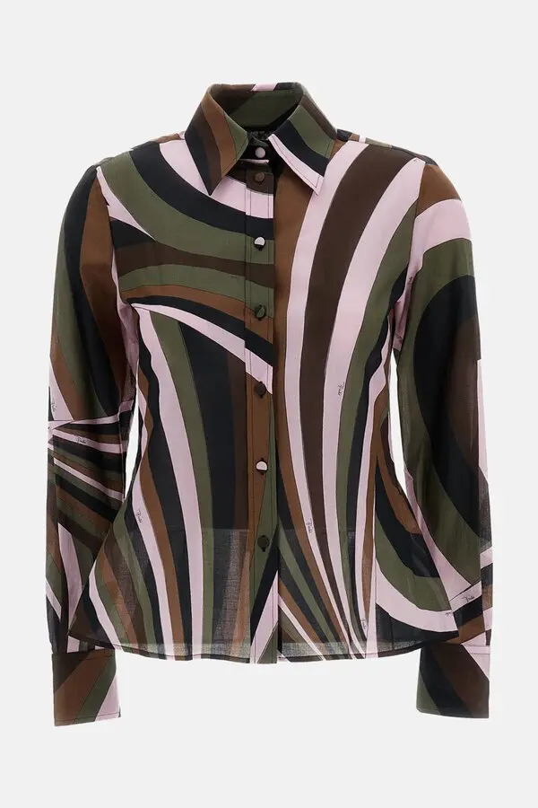 Emilio Pucci Cotton Muslin Slim Shirt