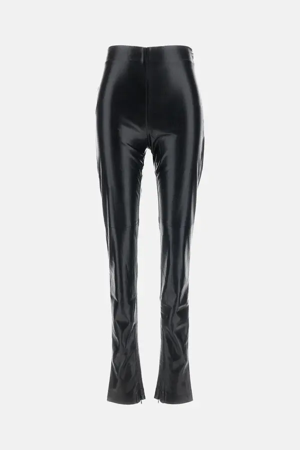 Andamane New Holla Zipped Leggings Faux Leather - Multicolor