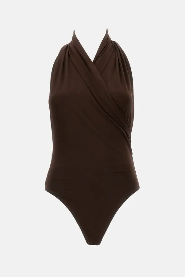 Andamane Vina Halter Neck Bodysuit - Multicolor