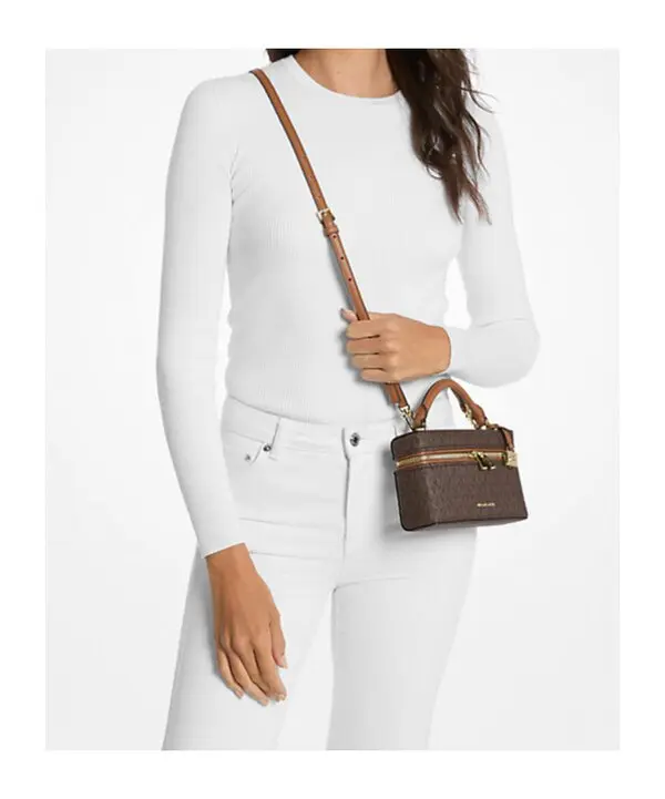 Michael Kors Jana Mini Iconic Logo Shoulder Bag
