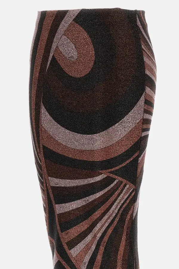Emilio Pucci Lurex Midi Skirt