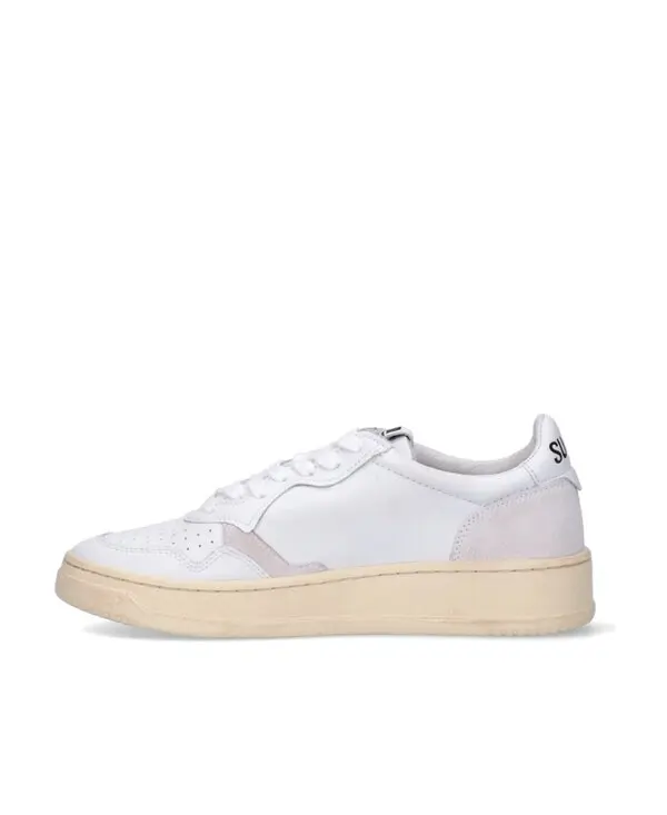 AUTRY Perforated Low-top Sneakers - White