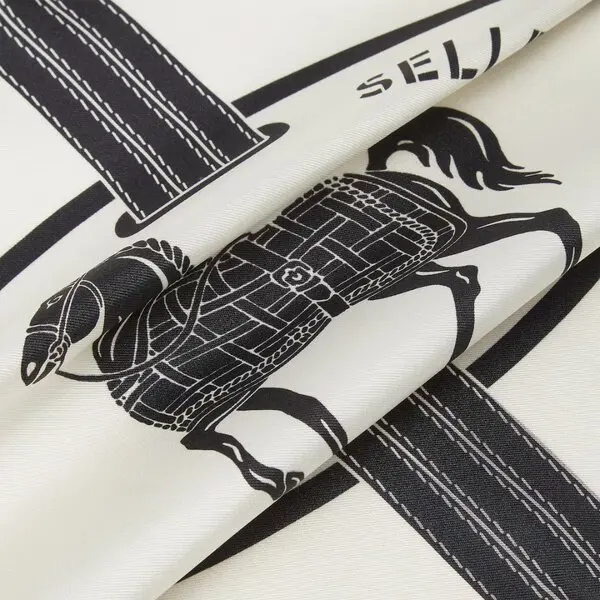 Fendi Selleria Foulard Printed Silk Foulard