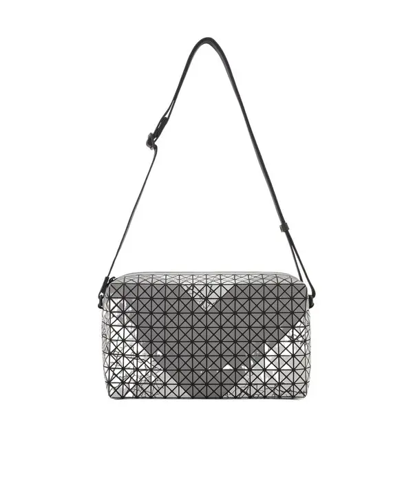 Issey Miyake Geometric-patterned Shoulder Bag - Grey