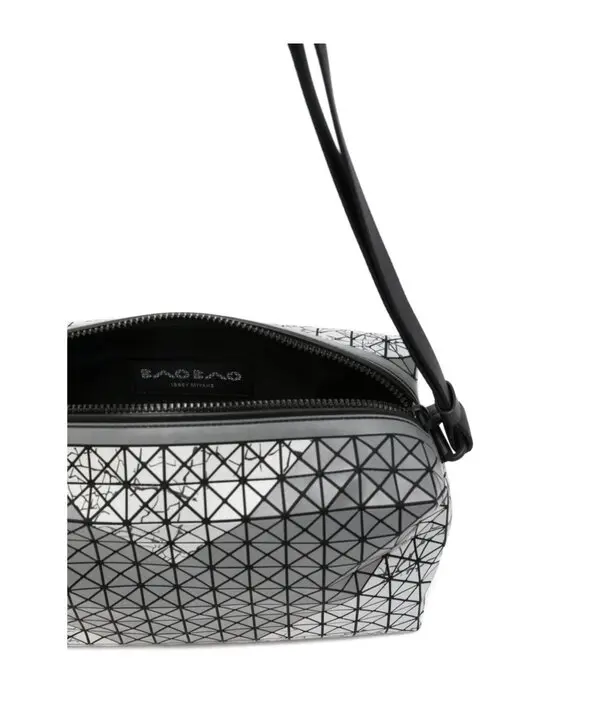 Issey Miyake Geometric-patterned Shoulder Bag - Grey