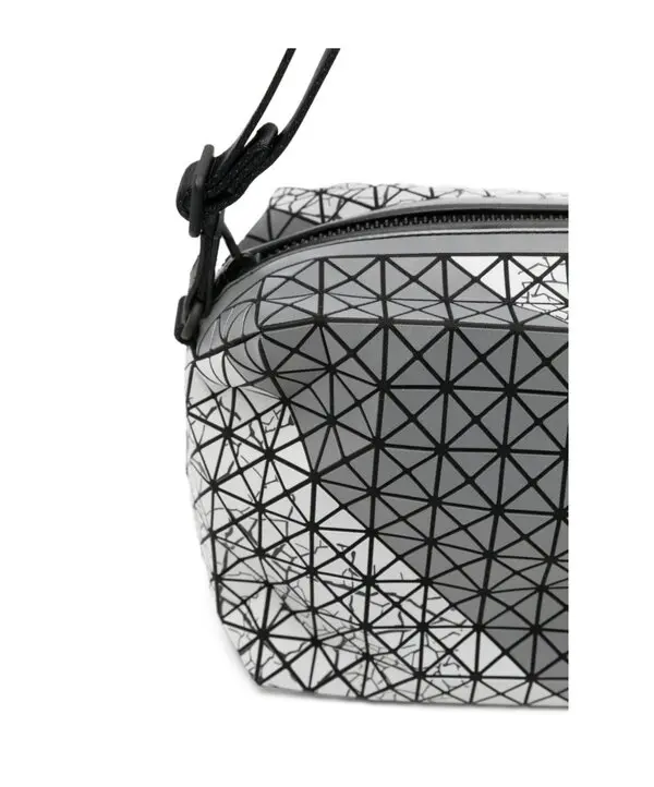 Issey Miyake Geometric-patterned Shoulder Bag - Grey