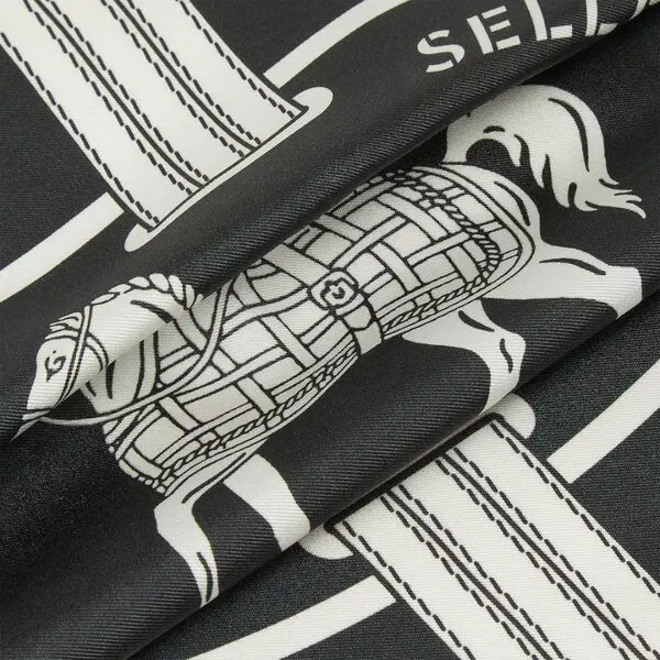 Fendi Printed Silk Foulard