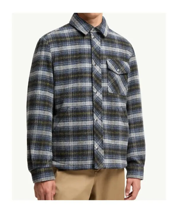Moncler Check Wool Shirt Jacket
