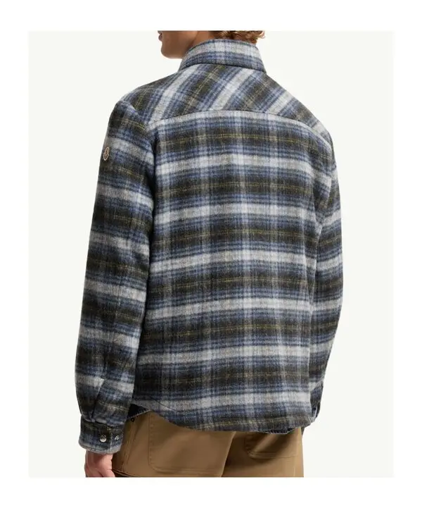 Moncler Check Wool Shirt Jacket