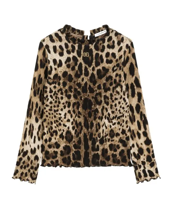 Dolce & Gabbana Leopard-pattern Top - Stamp