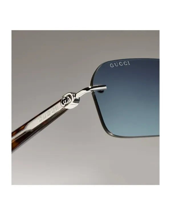Gucci Rectangular-frame Sunglasses