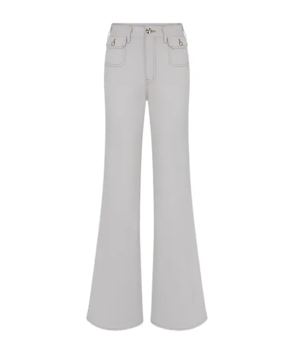 Giambattista Valli Flared High-rise Jeans