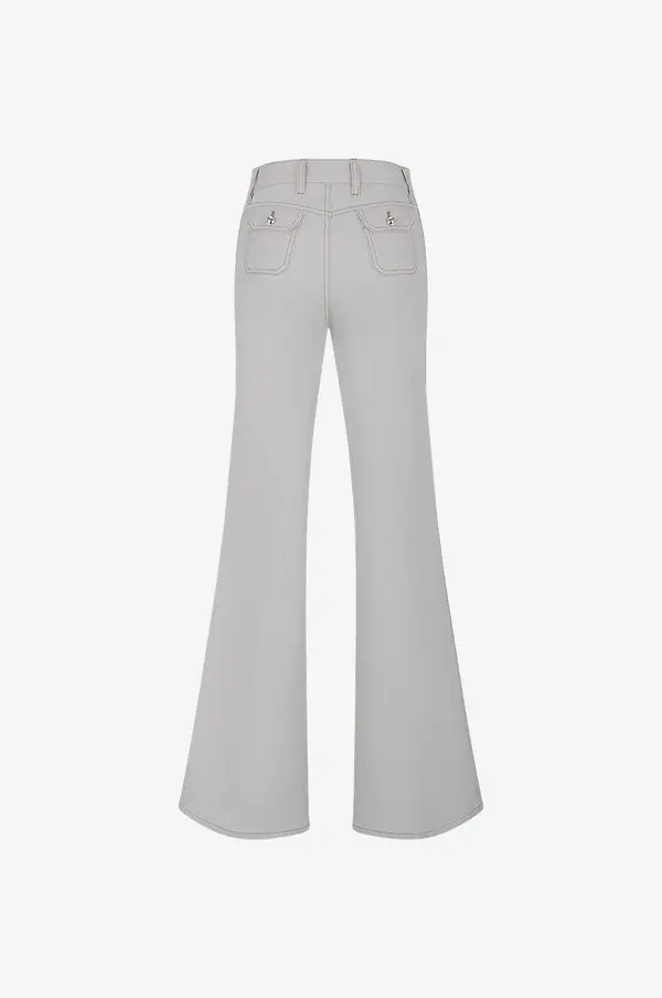 Giambattista Valli Flared High-rise Jeans