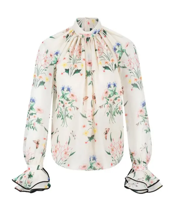 Giambattista Valli Botanical-print Shirt