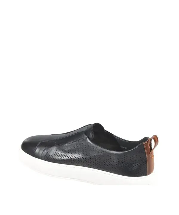 Santoni Perforated Slip-on Sneakers