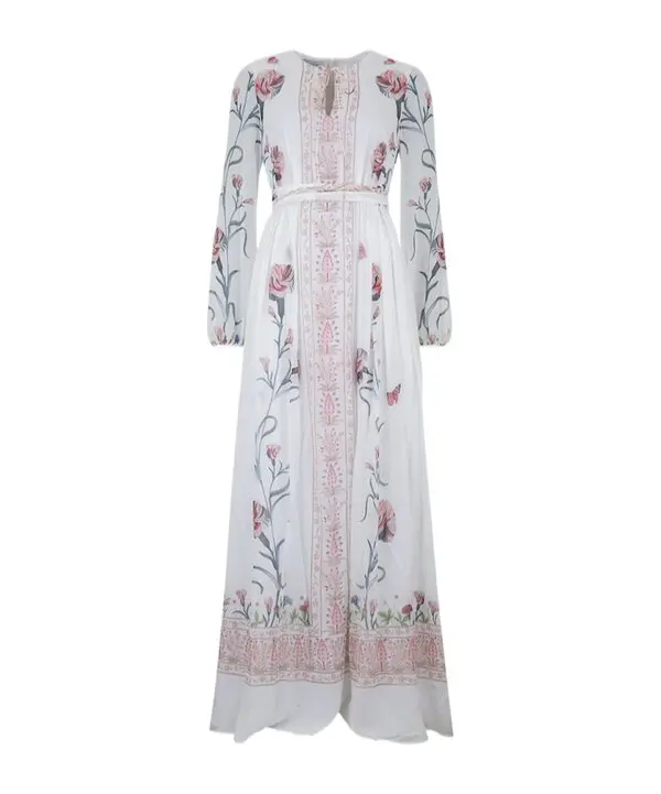 Giambattista Valli Screen Carnation Maxi Dress - No