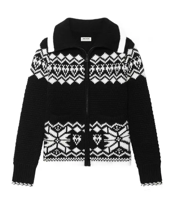 Zadig&Voltaire Knitted Zip-up Jacket